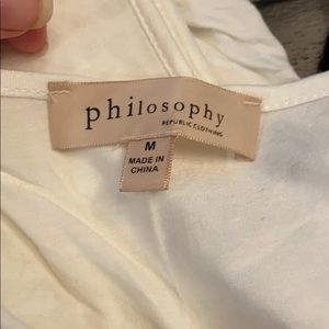 Tops | Philosophy Sleeveless Crochet Yoke Tanks | Poshmark